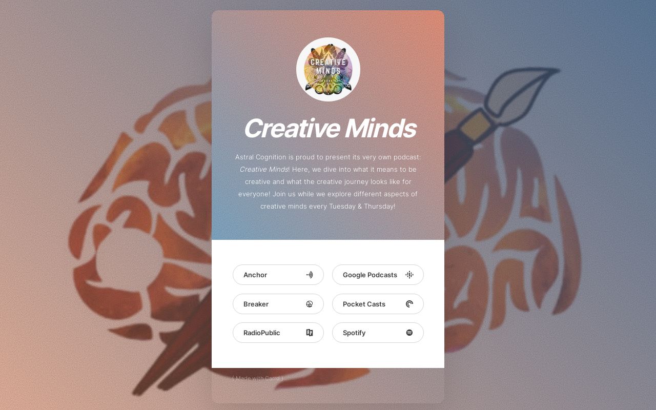 Creative Minds Podcast